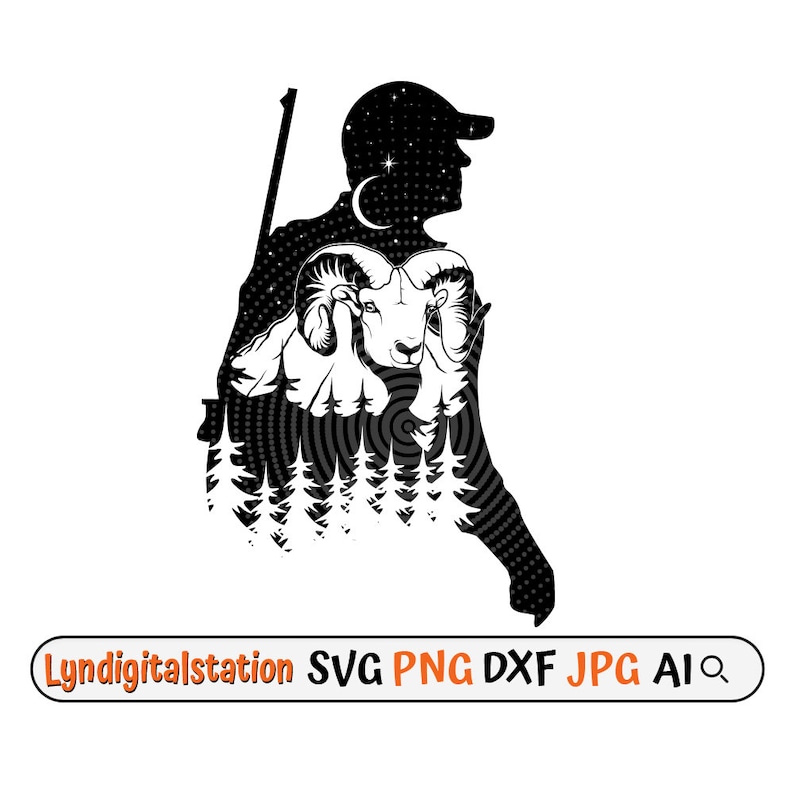 Hunting Svg Beast Hunter Clipart Outdoor Hunter Cut File - Etsy