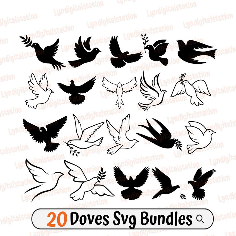 Dove Svg - Etsy