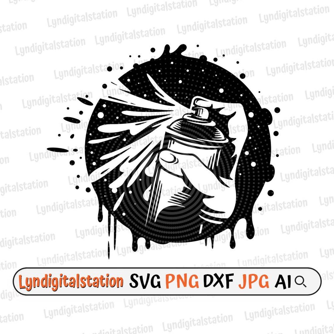 Hand Spraying Svg | Spray Paint Clipart | Sprayer Cut File | Painting ...