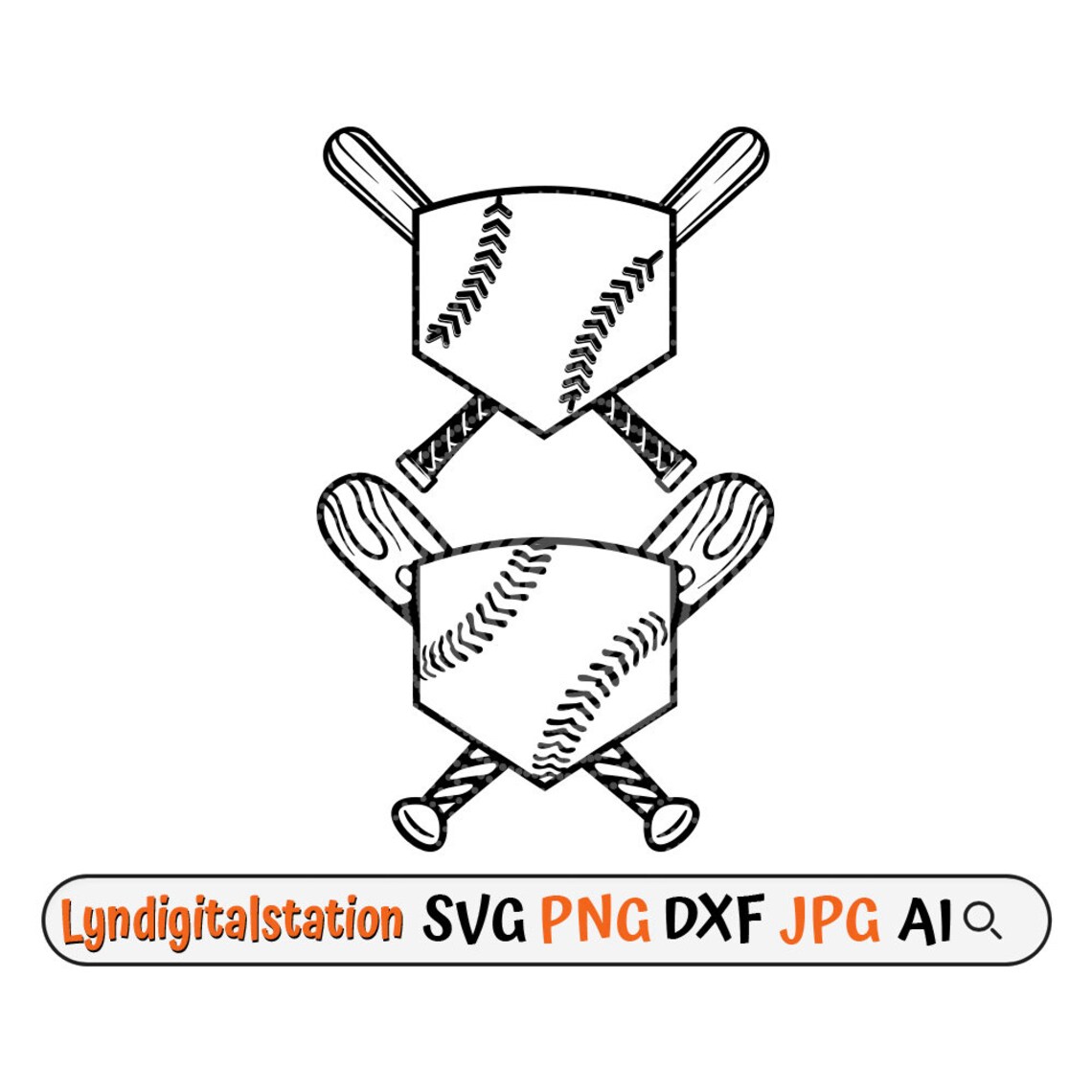 Baseball Svg | Baseball Bat Clipart | Baseball Plate Cut File | Home ...
