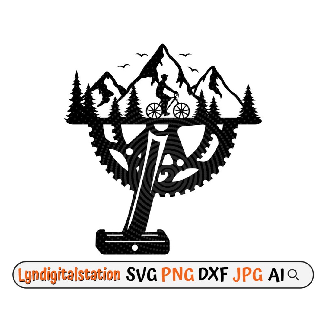 Mountain Cyclist Svg | Mountain Biker Clipart | Bike Lovers Gift Idea ...