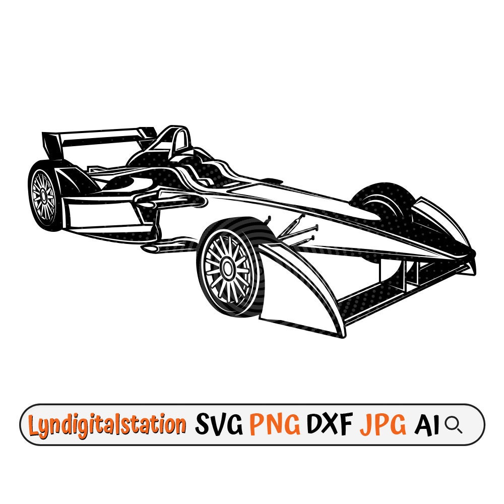 Racing Car Svg Racecar Clipart Sports Car Racing Cut File Car Lover ...