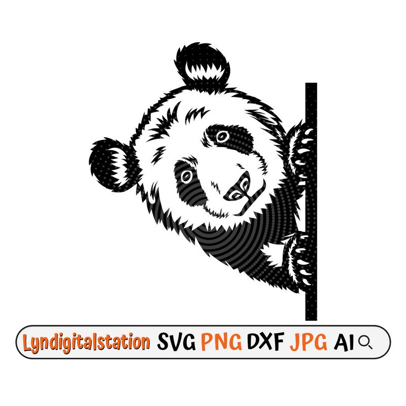 Panda Svg - Etsy
