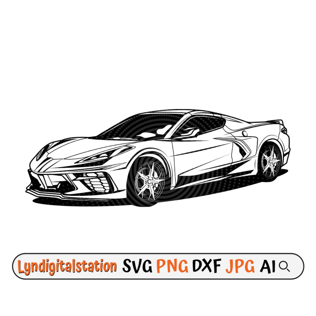 Sports Car Svg | Car Lover Clipart | Racing Car Cut File | Fast Car ...