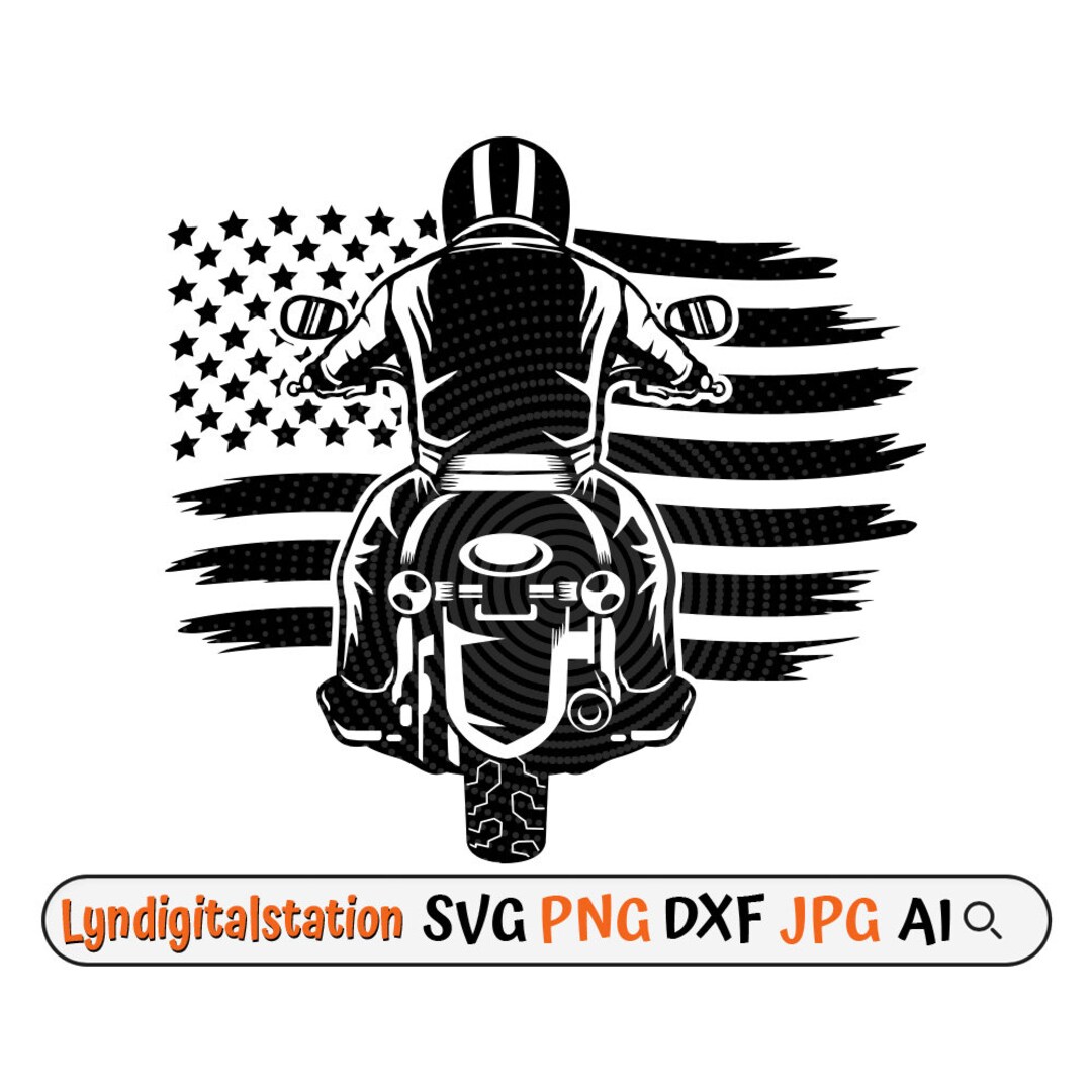 US Biker Svg | 2 Men Biker Clipart | Biker Dad Cut File | Biker Men ...