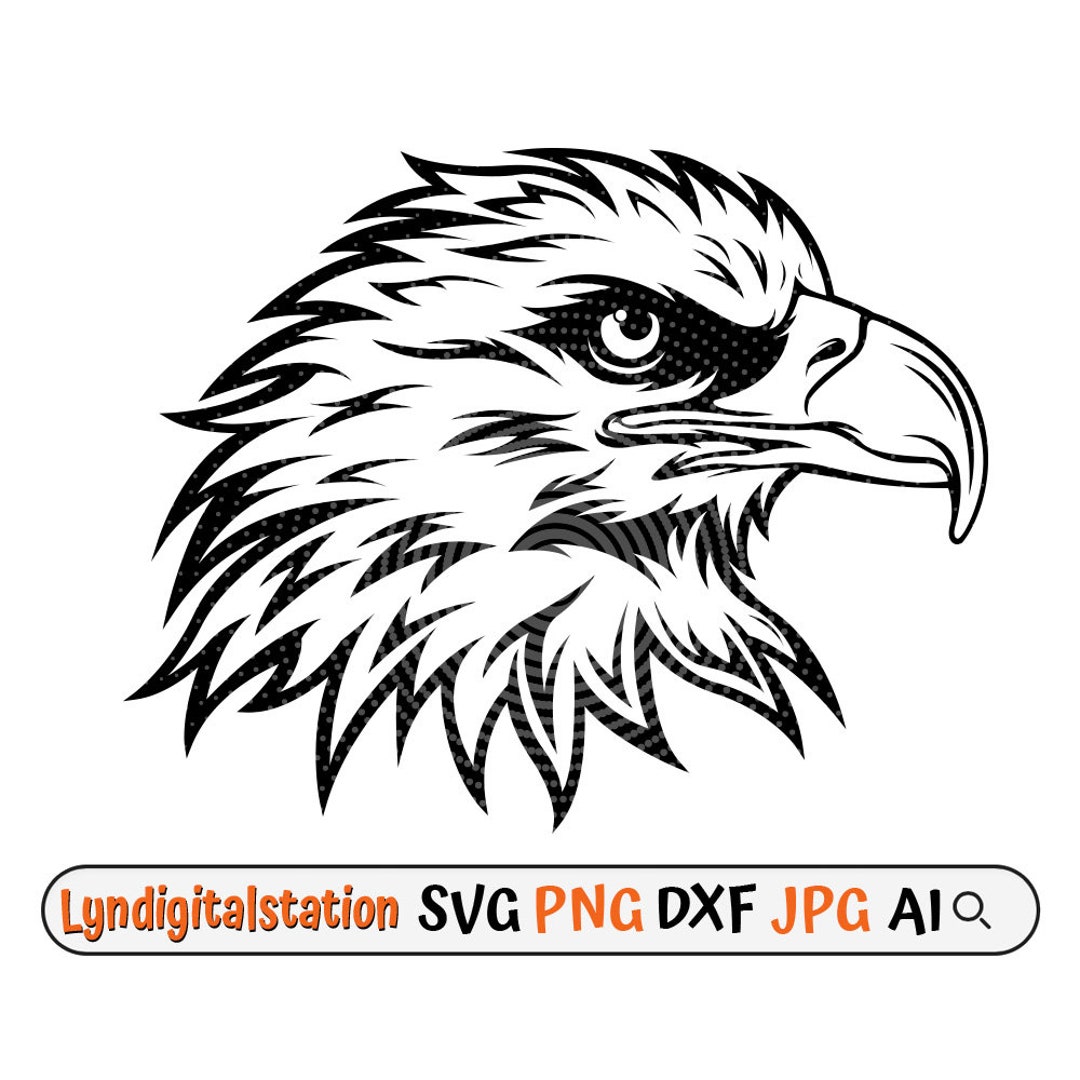 Bald Eagle Svg | Eagle Clipart | Wild Eagle Cut File | Eagle Head ...