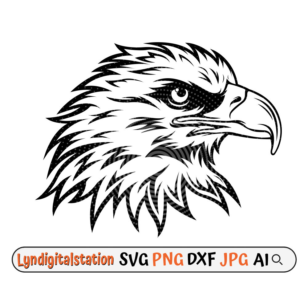 Bald Eagle Svg Eagle Clipart Wild Eagle Cut File Eagle - Etsy