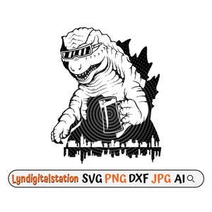 Godzilla Monsters Dxf File - Etsy
