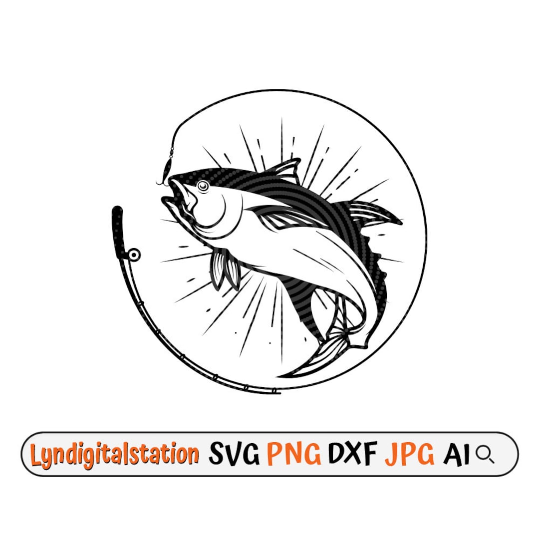 Tuna Fish Svg | Yellowfin Clipart | Tuna Fishing Cut File | Angling ...