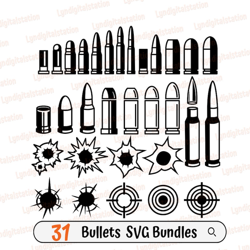 Bullet Svg - Etsy