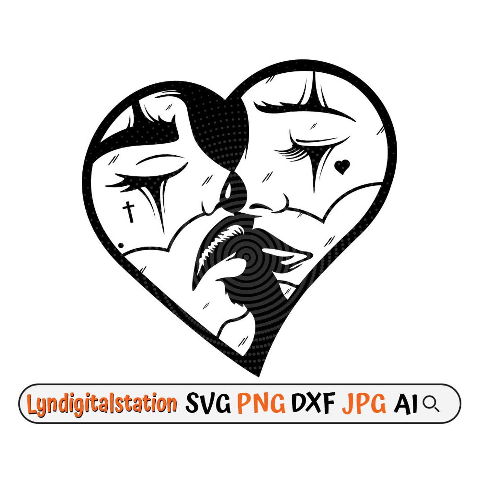 Chicano Lover Svg | Couple in Love Clipart | Romantic Love Cut File ...