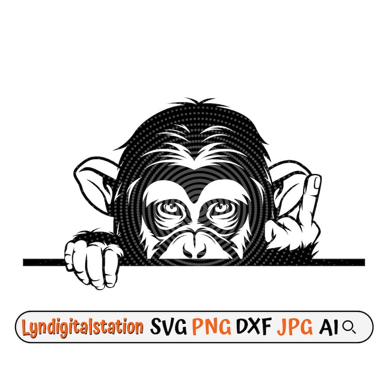 Affe stinkefinger - Etsy.de