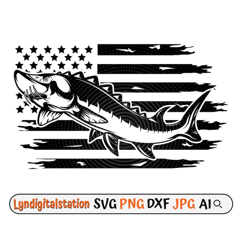 Fishing Flag Svg - Etsy