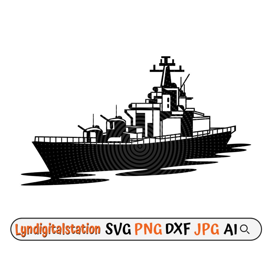Warship Svg Battleship Clipart Military Ship Cut File - Etsy Ireland
