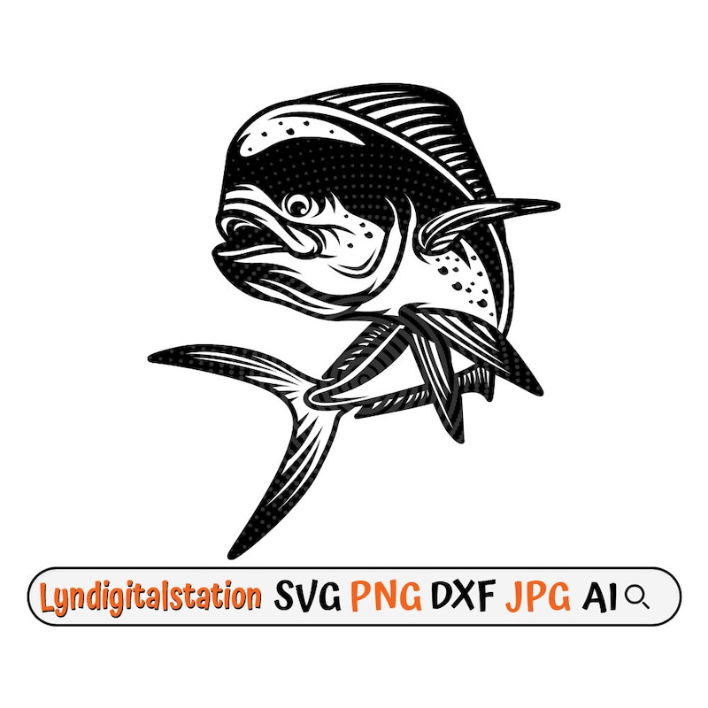 Mahi Mahi Drawing - Etsy