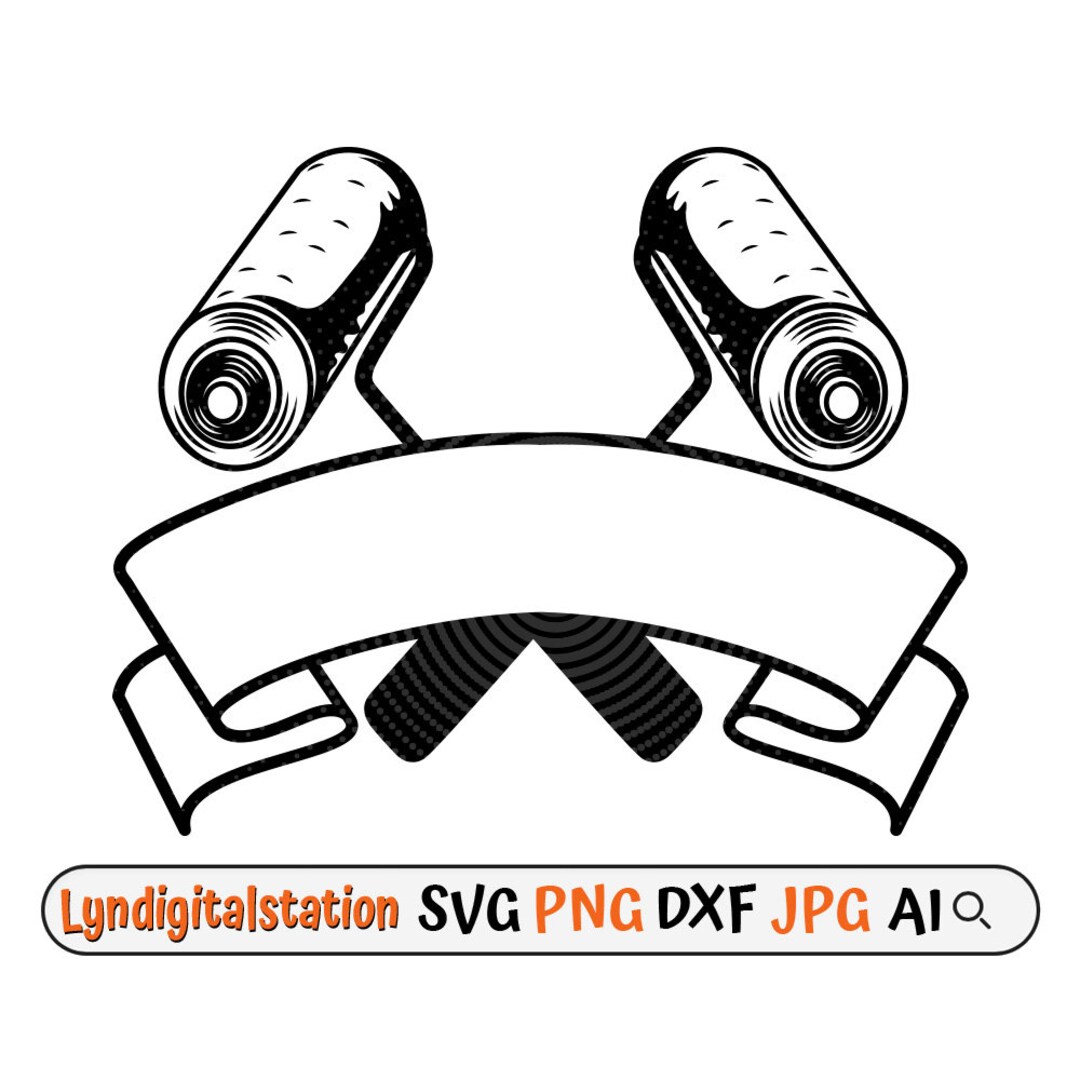 Roller Svg | Roller Paint Clipart | Painting Tool Cut File | Painting ...