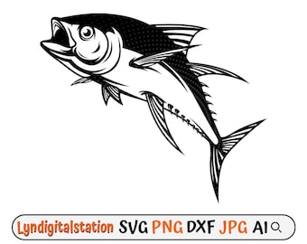 Tuna Sea File Svg - Etsy