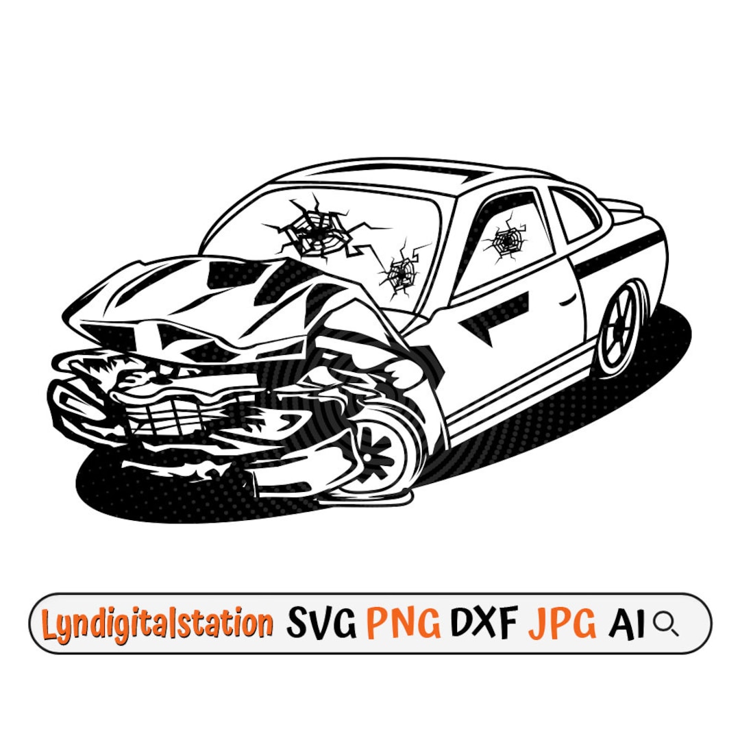 Smashed Car Png