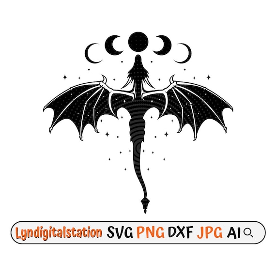 Flying Dragon Stencil