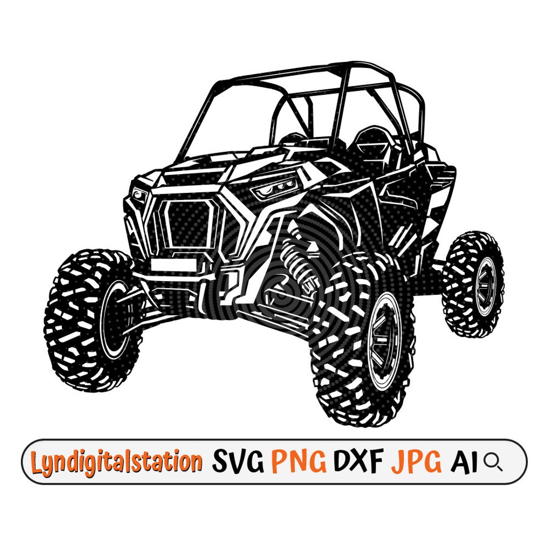 RZR ATV Svg | All-terrain Vehicle Clipart | Offroad Cut File | ATV ...