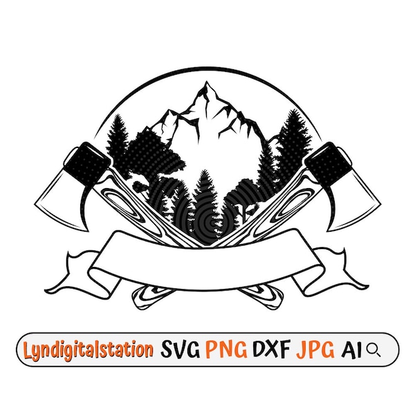 Lumberjack Tree Design - Etsy