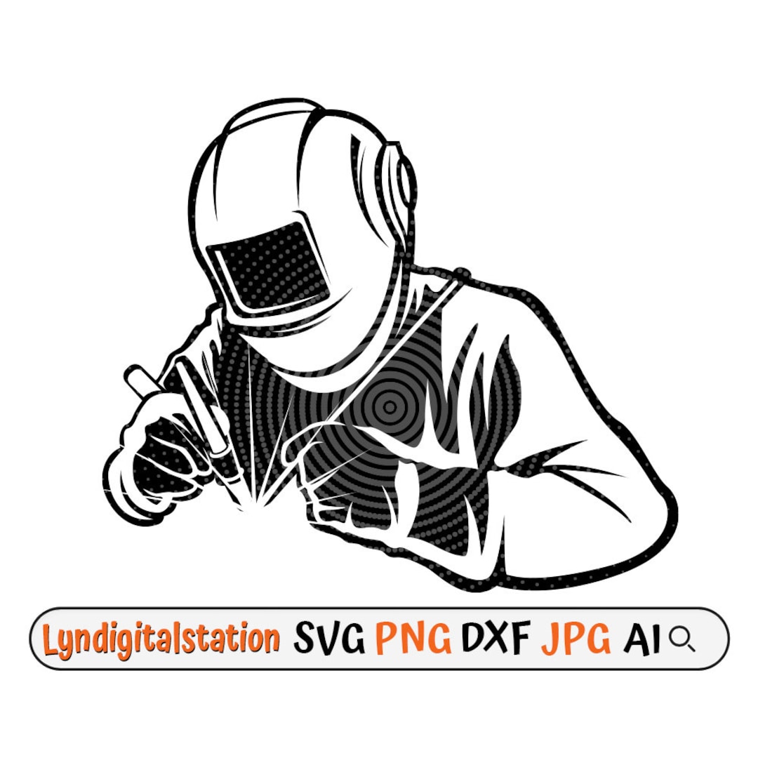 Welder Svg | Welding Torch Clipart | Welding Rod Cut File | Repairman T ...