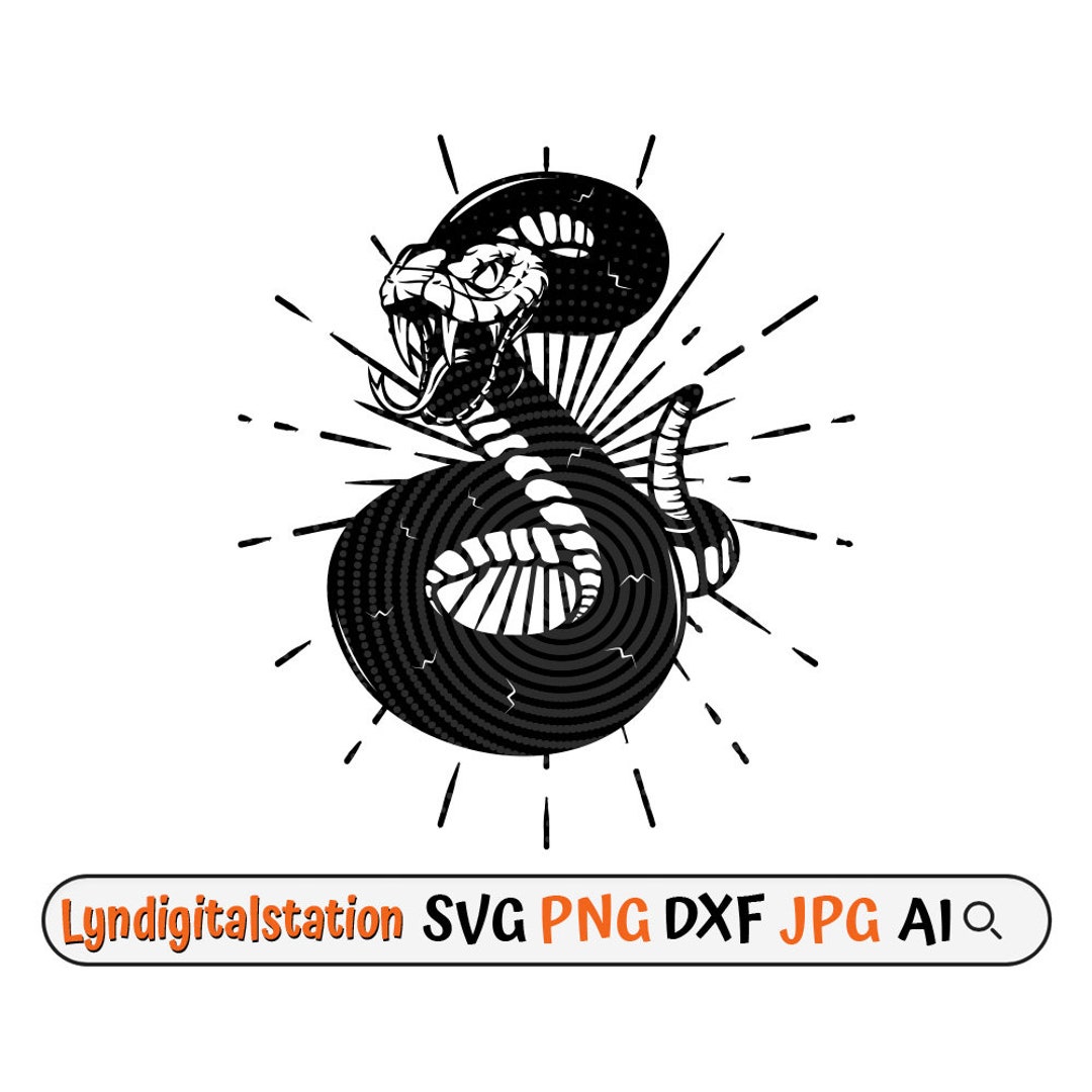 Viper Svg | Viper Snake Clipart | Snake Reptile Cut File | Venom ...