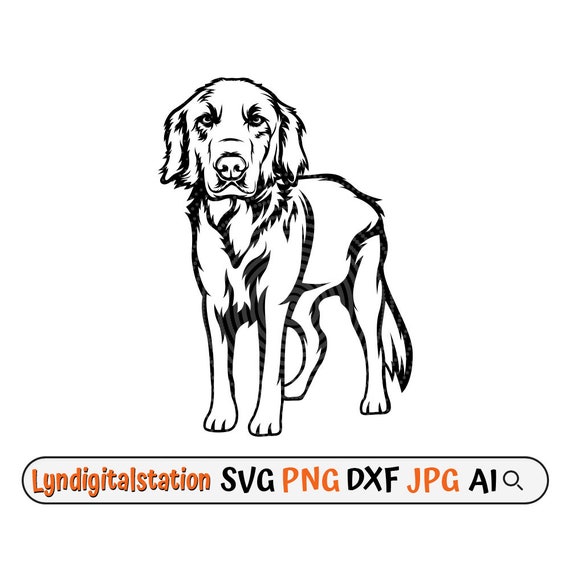 Golden Retriever Stencil