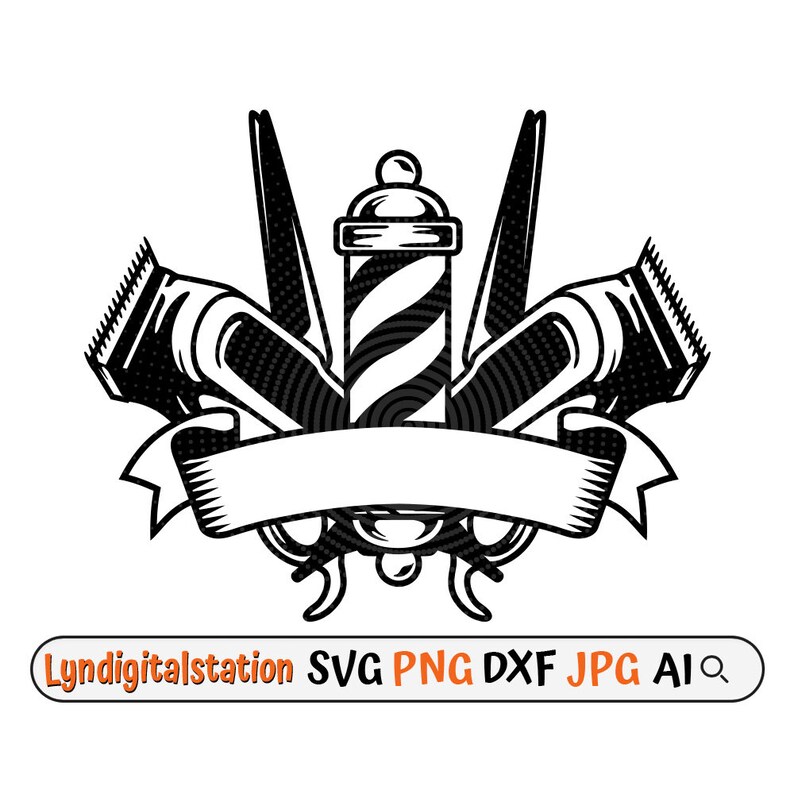 Barber Tools Svg Barber Clippers Clipart Salon Cut File Hair Salon ...