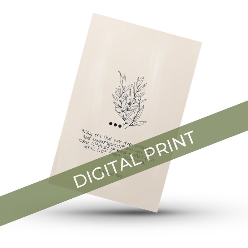 Minimalist Bible Verse Poster Digital Print Bible Verse - Etsy