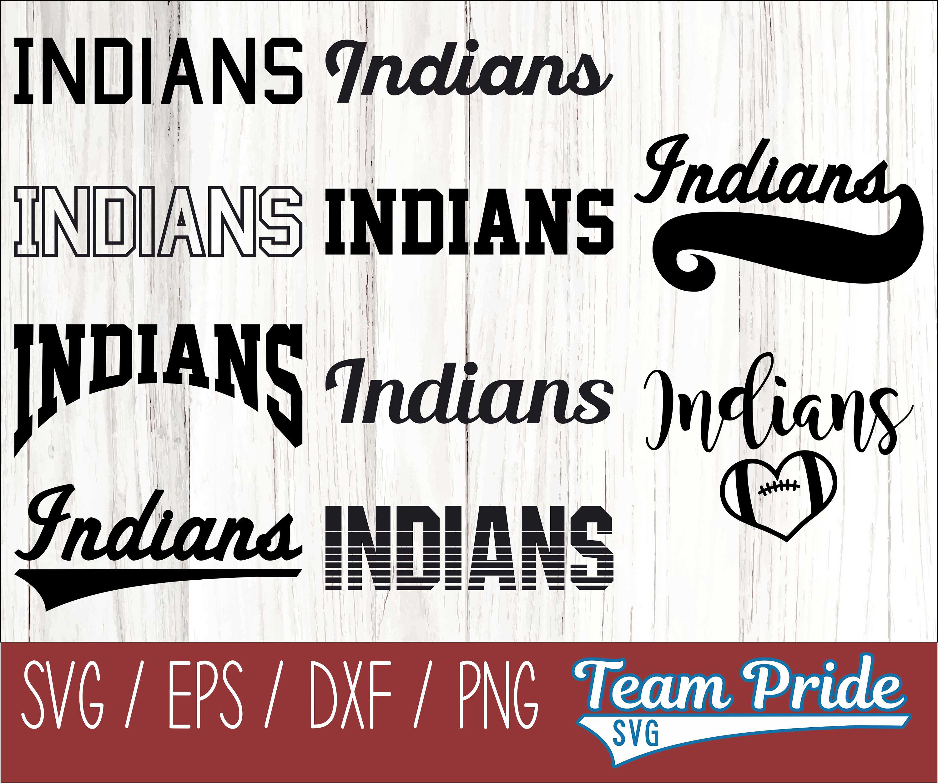 Indians SVG Bundle Digital Download Printable - Svg, Eps, Dxf, Png File ...