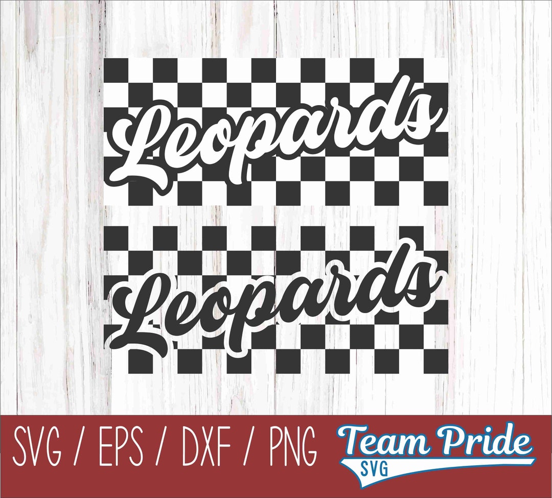 Leopards Retro Team Design SVG Digital Download Printable - Svg, Eps ...