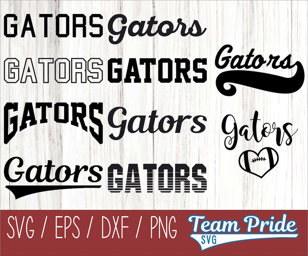 Gators SVG Bundle Digital Download Printable - Svg, Eps, Dxf, Png File ...