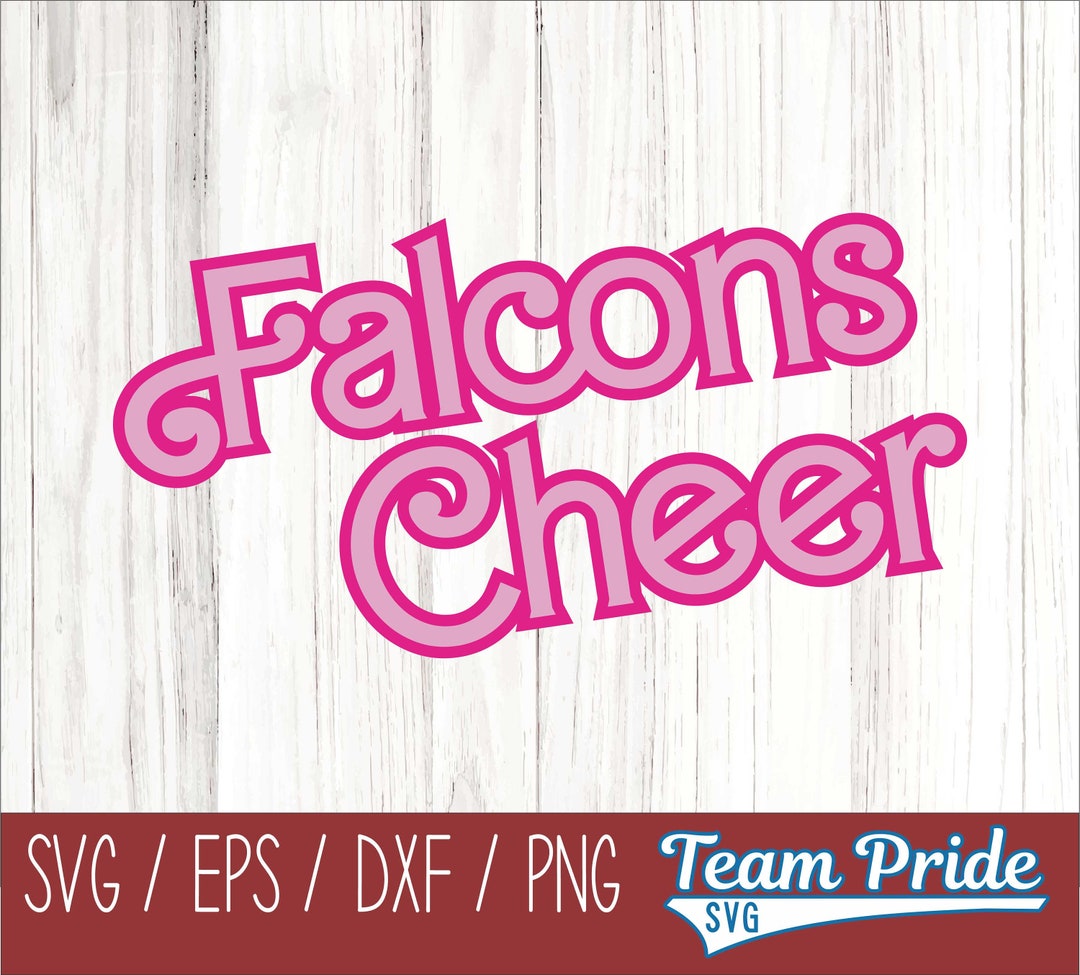 Barbi Falcons Cheer SVG Digital Download Printable - Svg, Eps, Dxf, Png ...