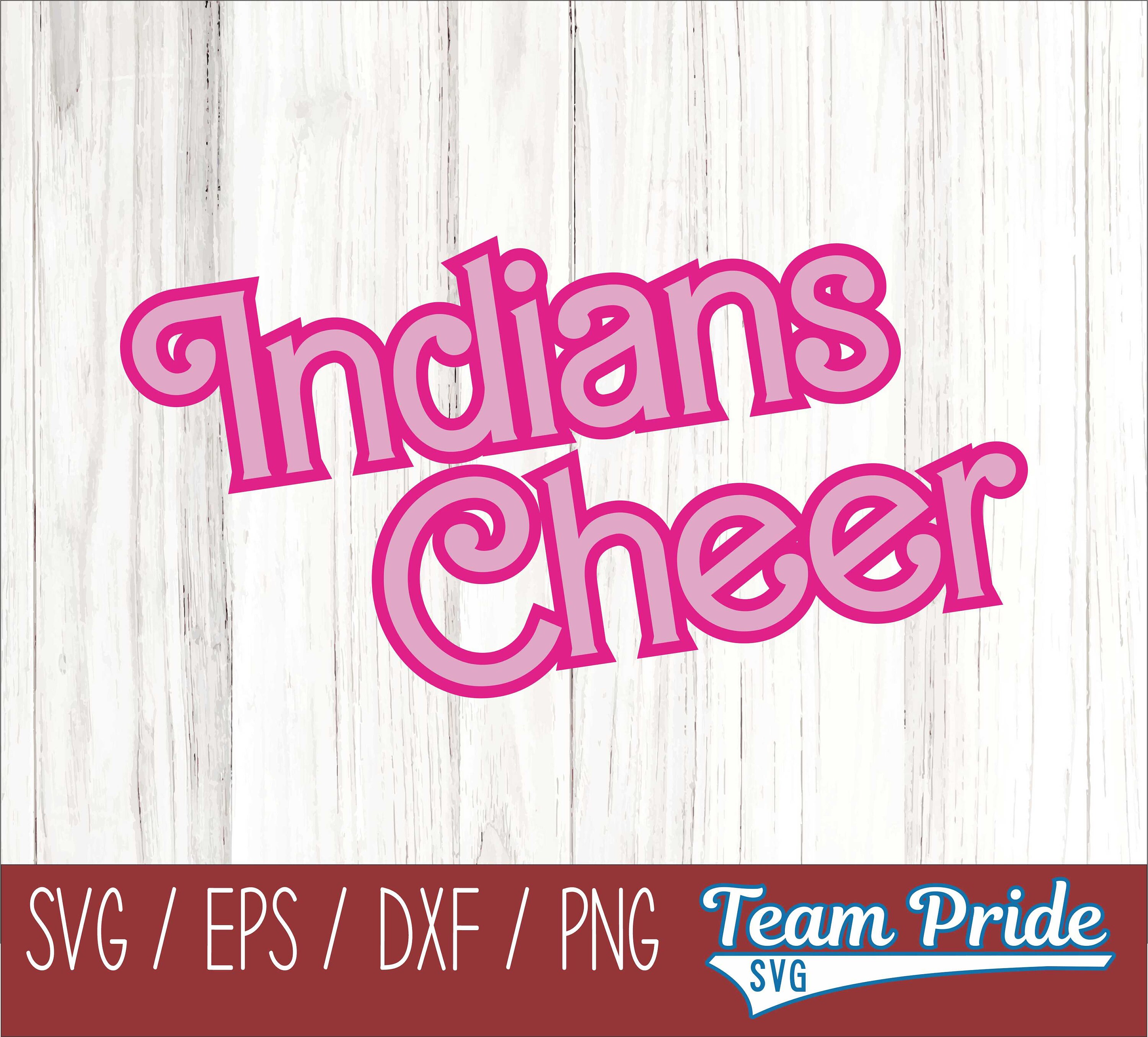 Barbi Indians Cheer SVG Digital Download Printable Svg Eps - Etsy