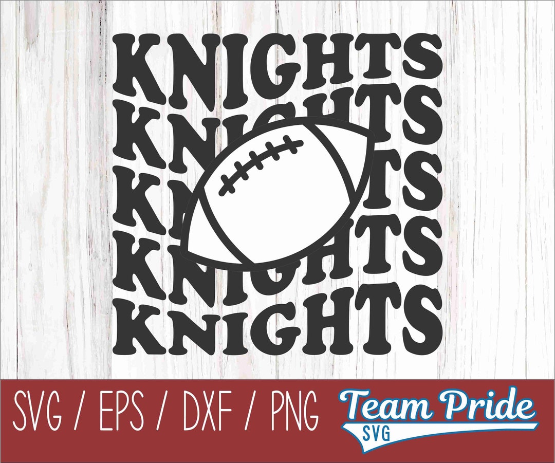 Knights Football Retro Wave SVG Digital Download Printable - Svg, Eps ...