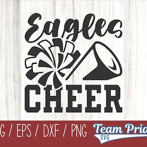 Eagles Cheer SVG Digital Download Printable - Svg, Eps, Dxf, Png File ...