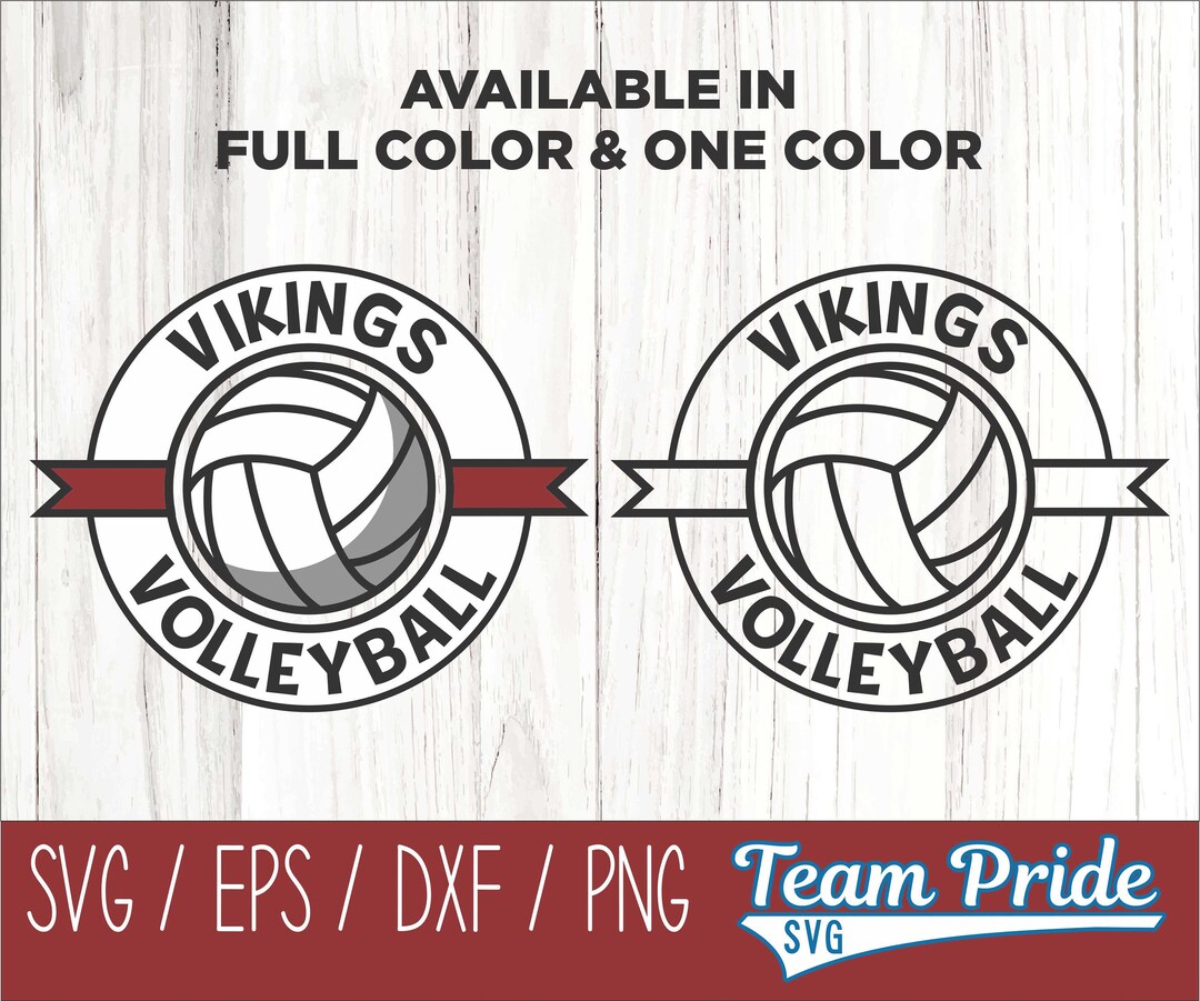 Vikings Volleyball SVG Digital Download Printable - Svg, Eps, Dxf, Png ...