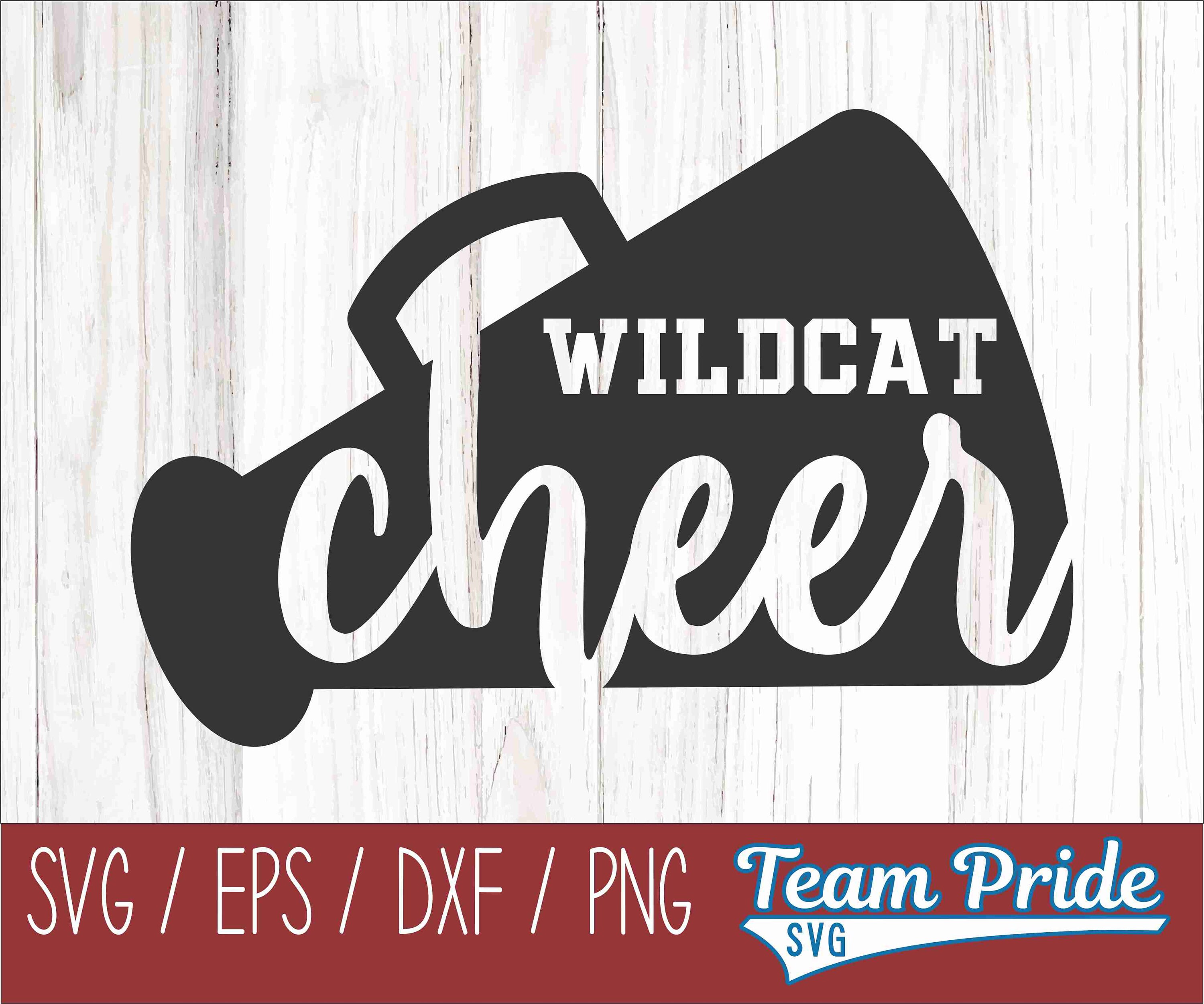 Wildcats Cheer SVG Digital Download Printable - Svg, Eps, Dxf, Png File ...