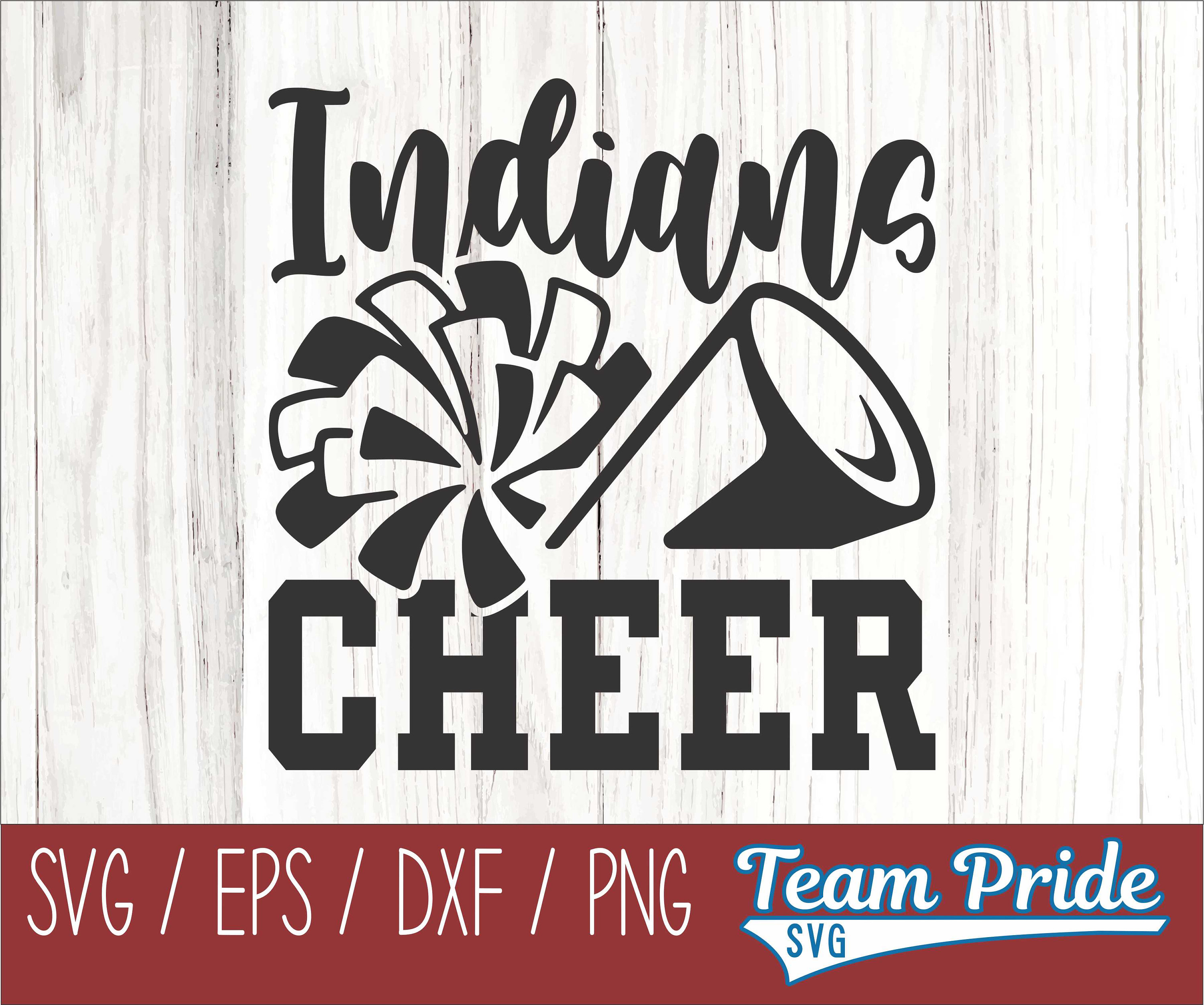 Indians Cheer SVG Digital Download Printable Svg Eps Dxf - Etsy