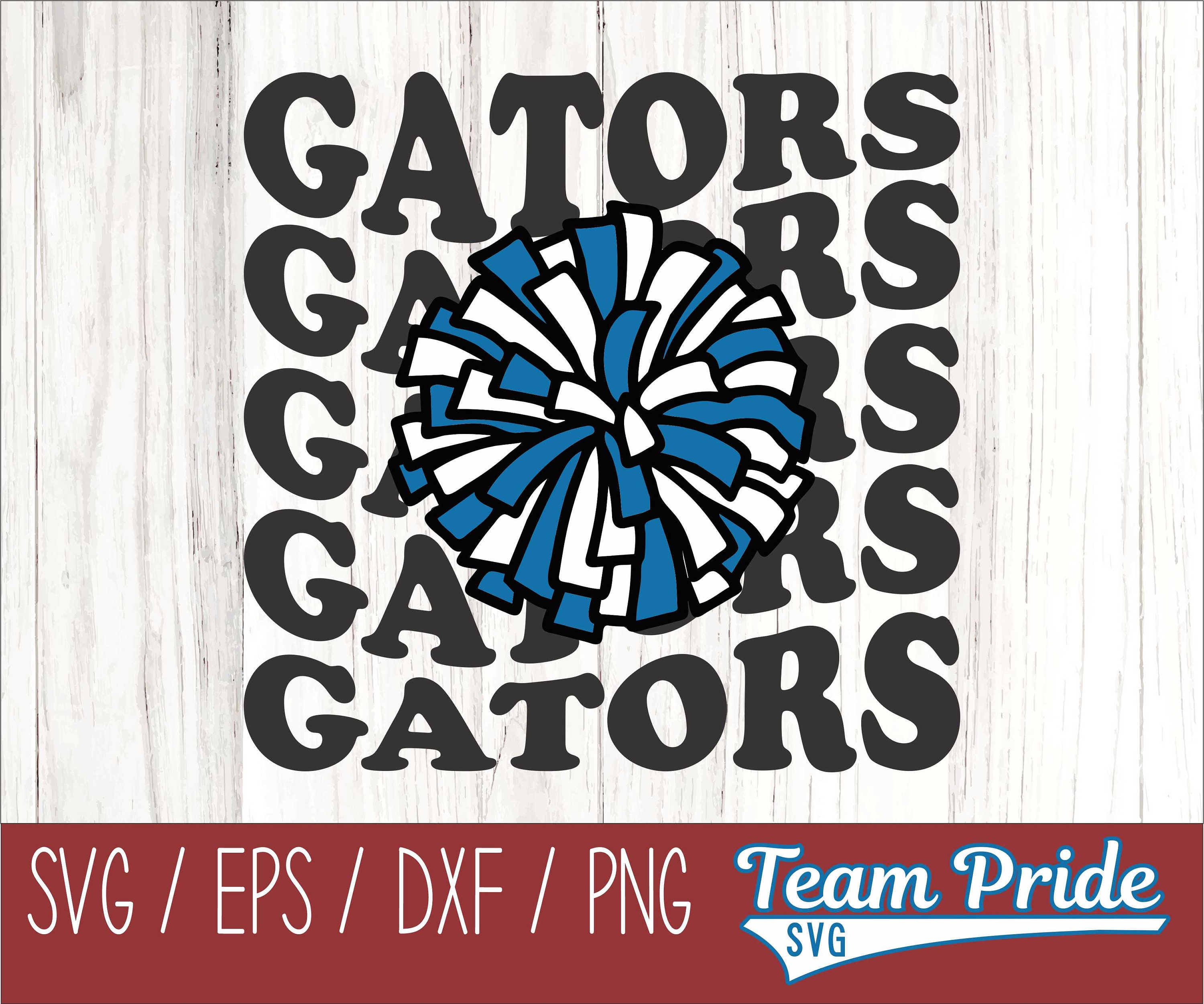 Gators Cheer Vintage Wave SVG Digital Download Printable - Etsy
