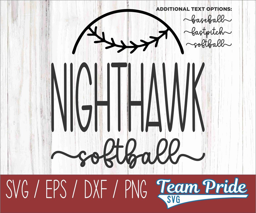 Nighthawk Softball Baseball Fastpitch SVG Digital Download Printable ...