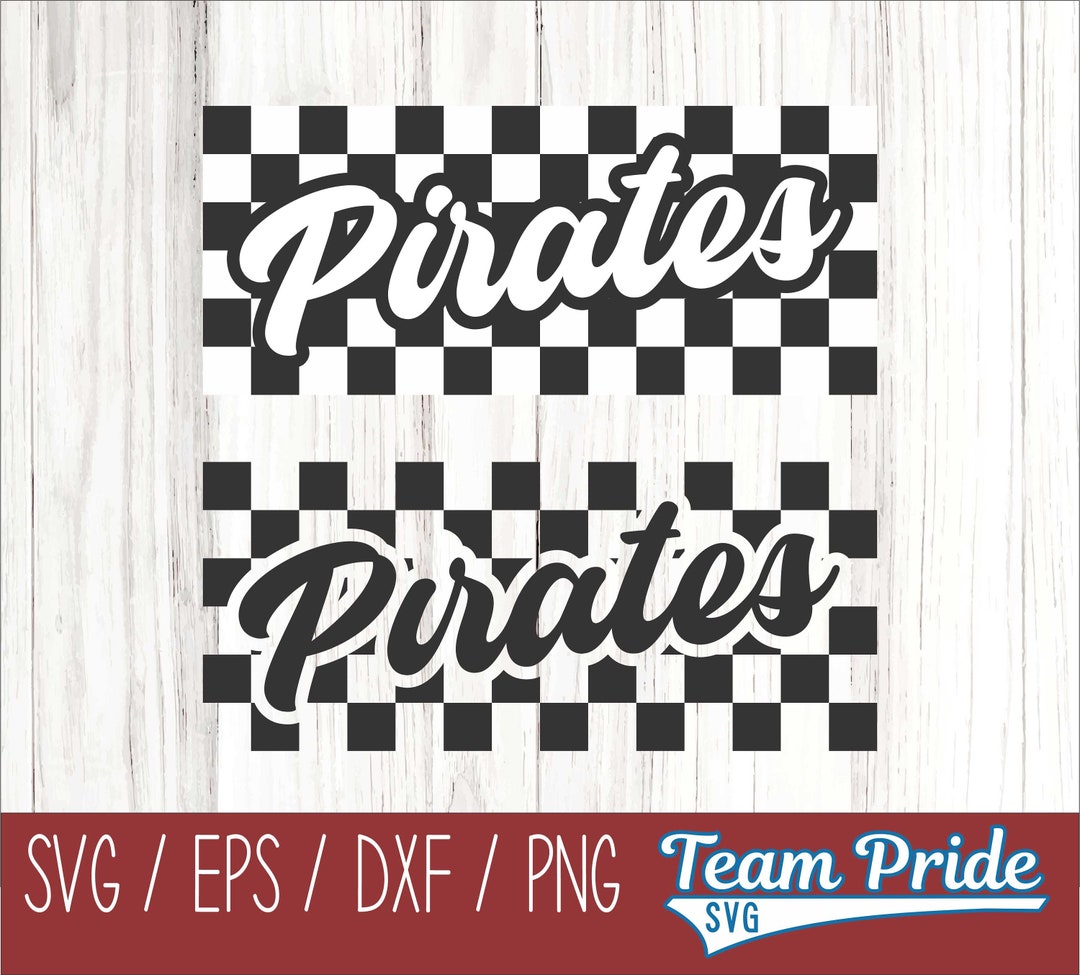 Pirates Retro Team Design SVG Digital Download Printable - Svg, Eps ...