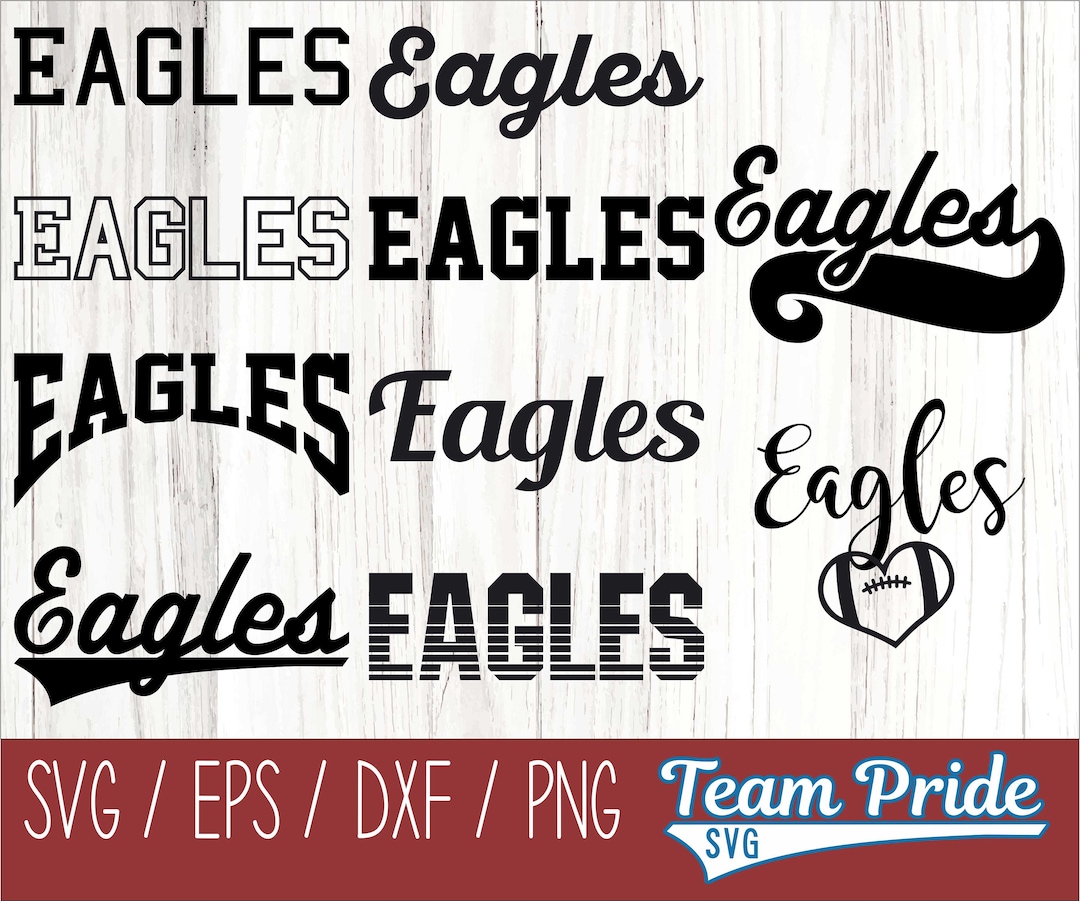 Eagles SVG Bundle Digital Download Printable - Svg, Eps, Dxf, Png File ...