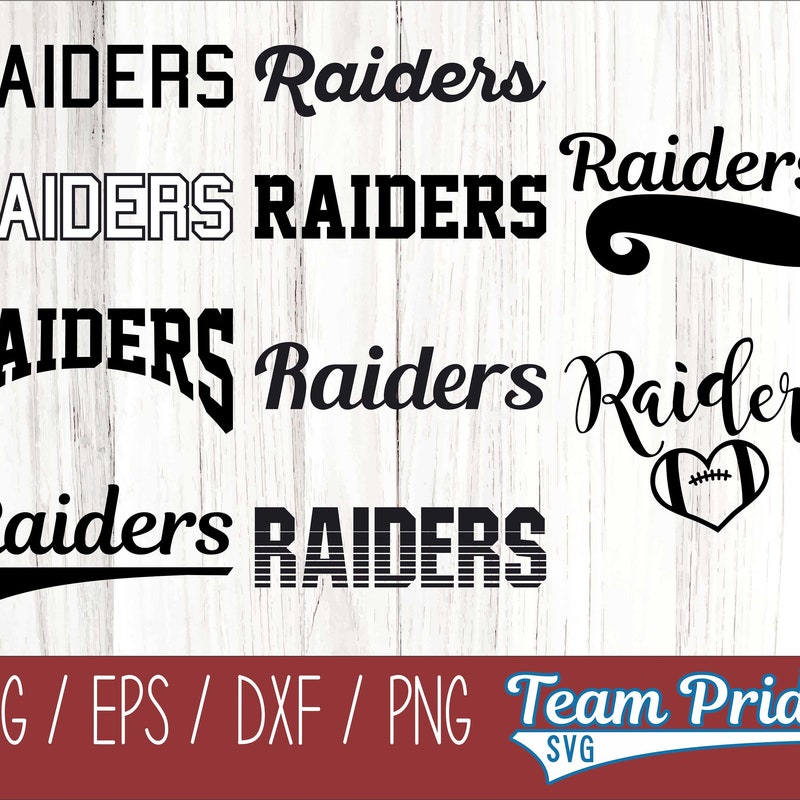 Raiders Svg - Etsy