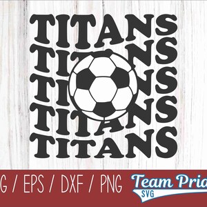 Titans Soccer Retro Wave SVG Digital Download Printable Svg, Eps, Dxf ...