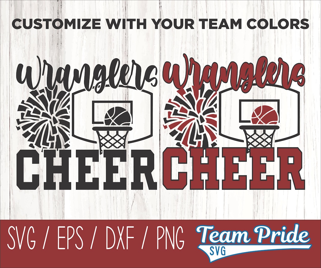 Wranglers Basketball Cheer SVG Digital Download Printable - Svg, Eps ...