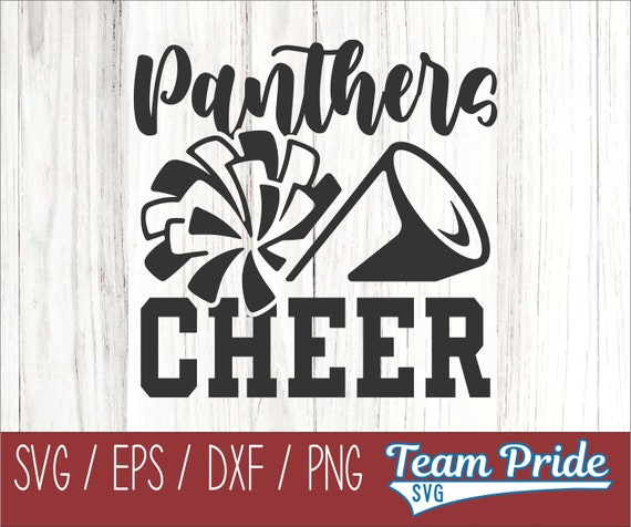 Panthers Cheer SVG Digital Download Printable Svg Eps Dxf - Etsy