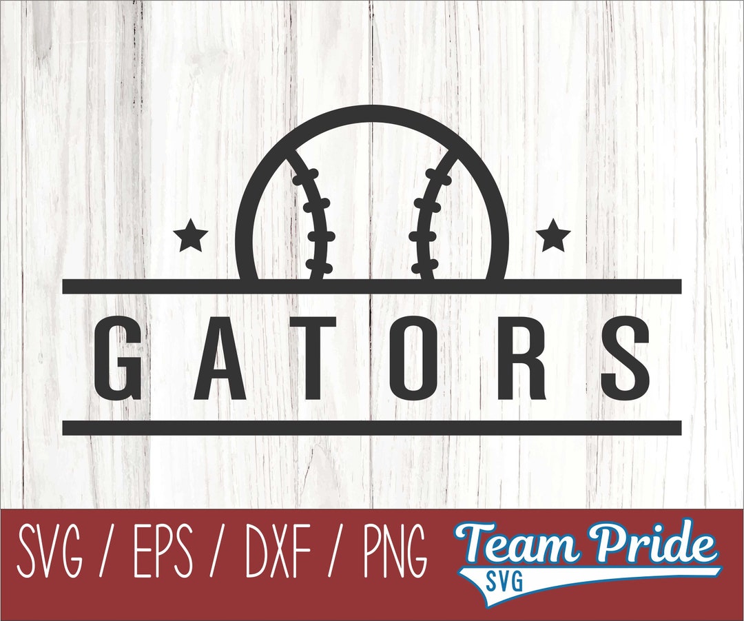 Gators Baseball SVG Digital Download Printable - Svg, Eps, Dxf, Png ...