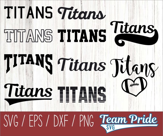 Titans SVG Bundle Digital Download Printable Svg Eps Dxf - Etsy
